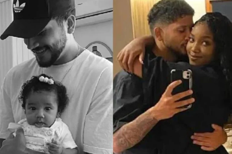 Nala, filha de Iza e Yuri Lima, aparece fazendo cafuné no pai em vídeo encantador